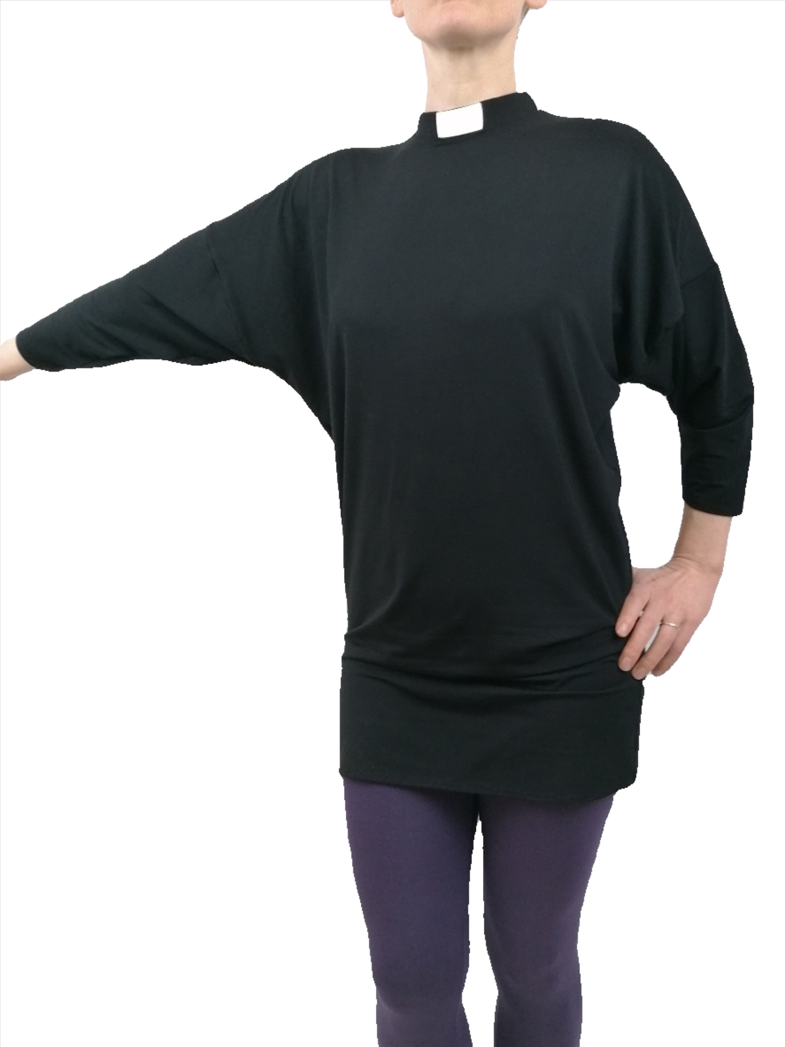 Womens Bamboo Clergy Winter Tunic Top
